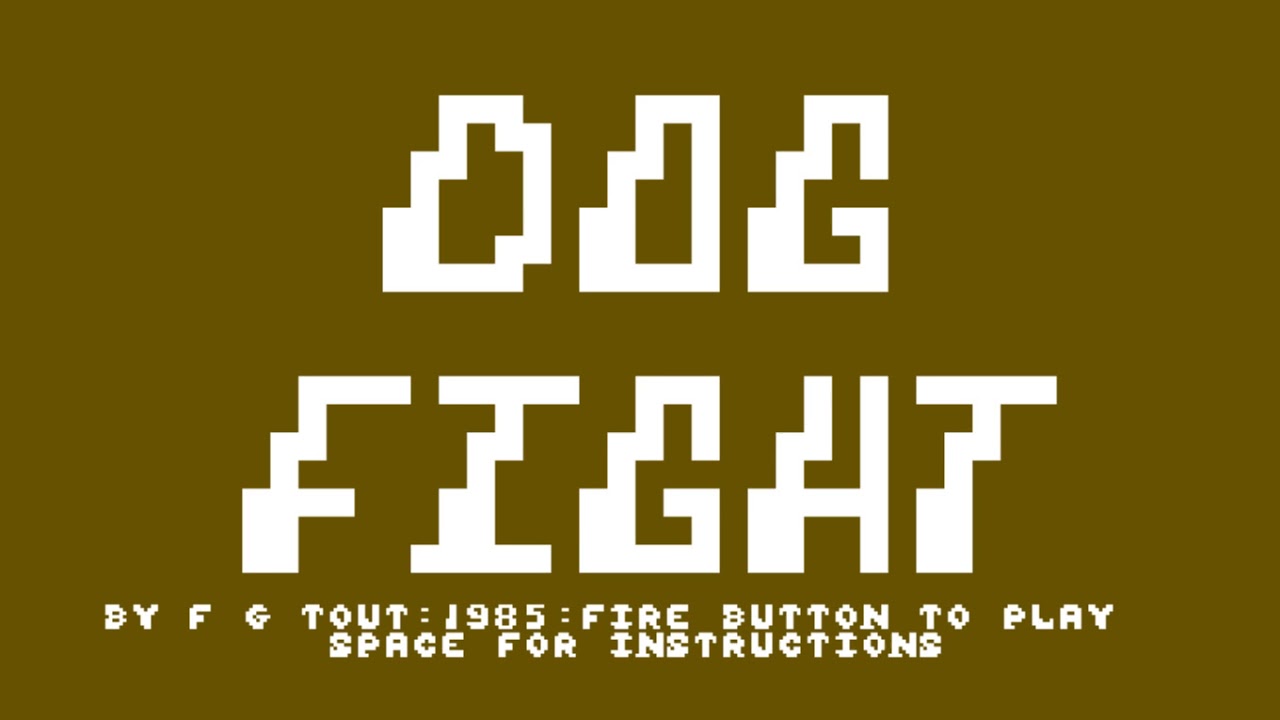 C64 Game: Dog Fight - YouTube