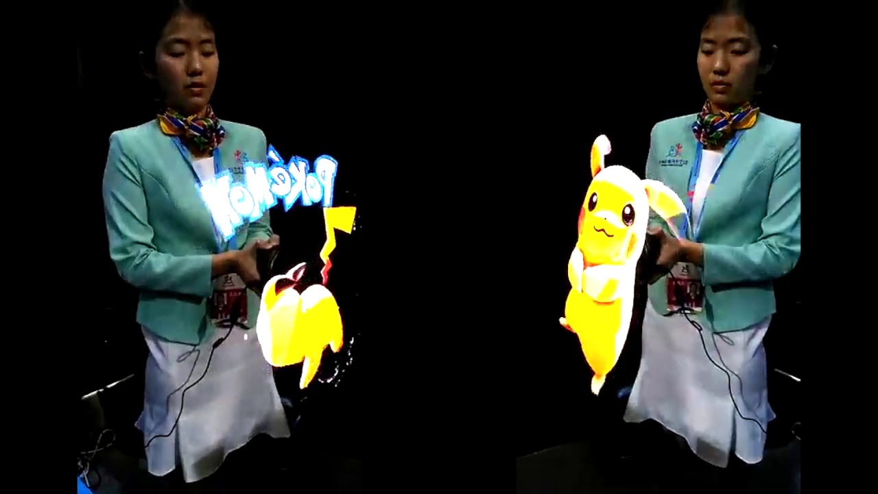 Spinning Device Creates 3D Animations In Thin Air - YouTube