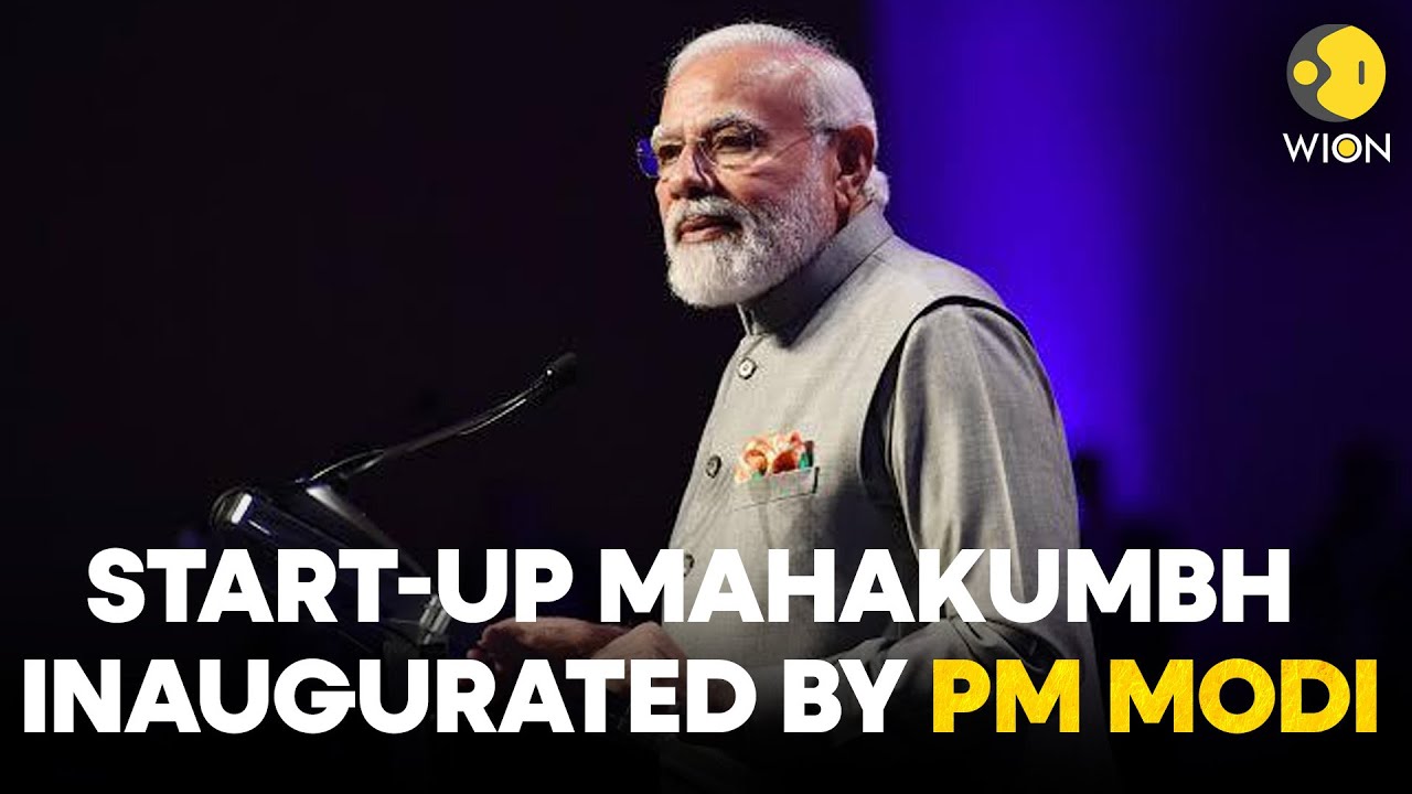 PM MODI LIVE: PM Modi inaugurates Start-up Mahakumbh at Bharat Mandapam ...
