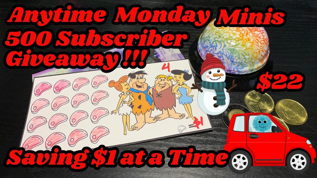 Anytime Monday Minis & 500 Sub Give Away !!!! Saving $22 !!! Saving One ...