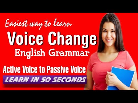 Voice Change | How to Change Voice | Active Voice to Passive Voice ...