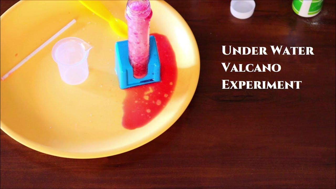 UnderWater Volcano Experiment | Simple and Easy Experiment by Deva ...