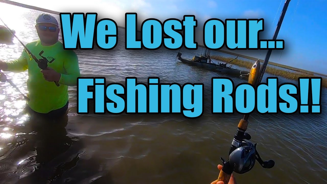 We lost our Fishing Rods in the water while kayaking Fishing! - YouTube
