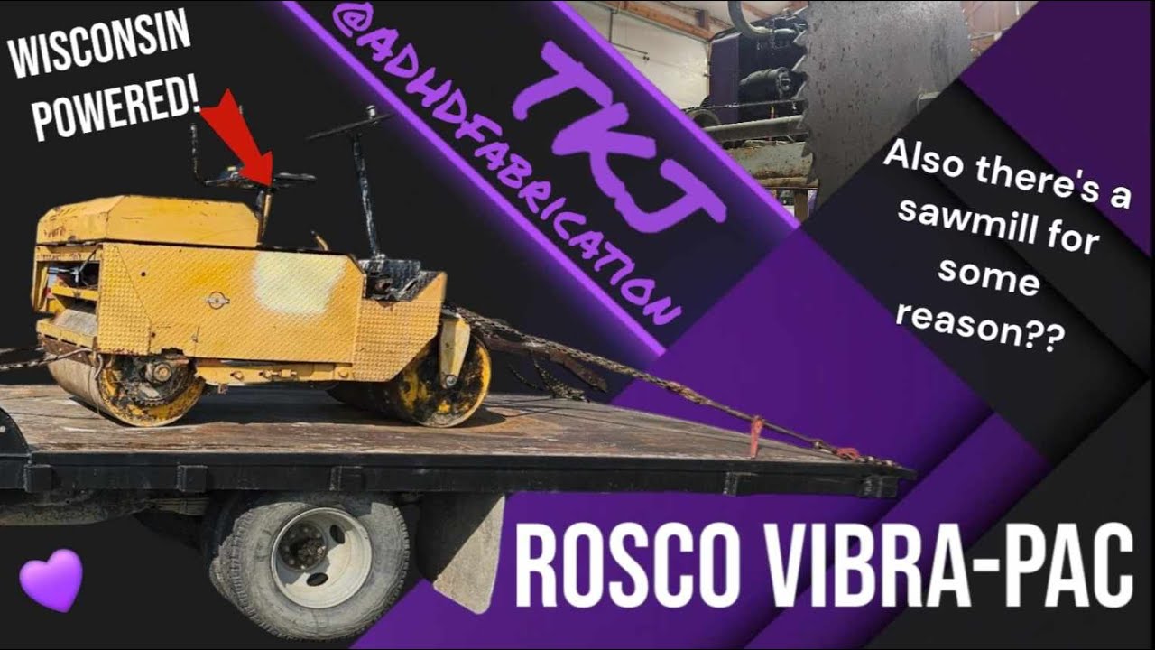 Will this Rosco Vibra-Pac roller packer run!?🚜🧻 [Bonus: old dirty ...