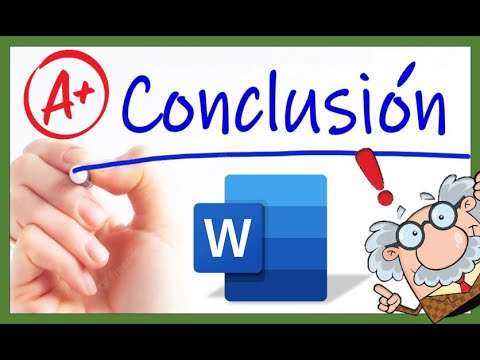 COMO HACER CONCLUSIÓN DE UN TRABAJO, INFORME, TESIS, ENSAYO💥COMO ...