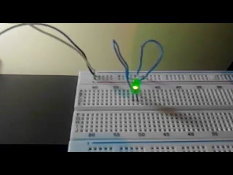 protoboard 2 con el led - YouTube