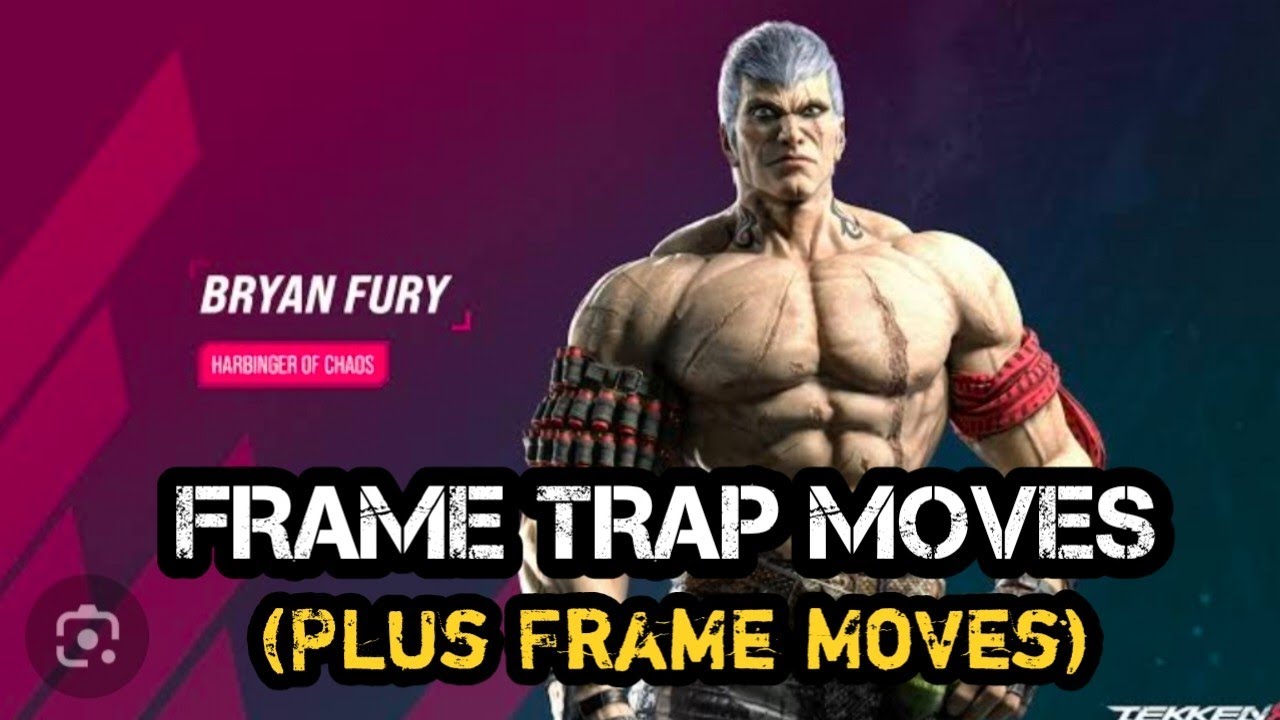 Bryan Frame Trap Moves tekken 8 I Bryan plus frame move tekken 8#Bryan ...