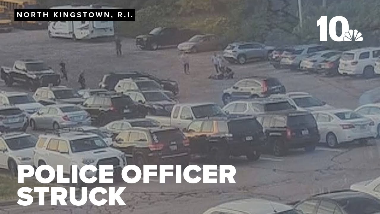 Police share video of officer struck by car while trying to arrest ...