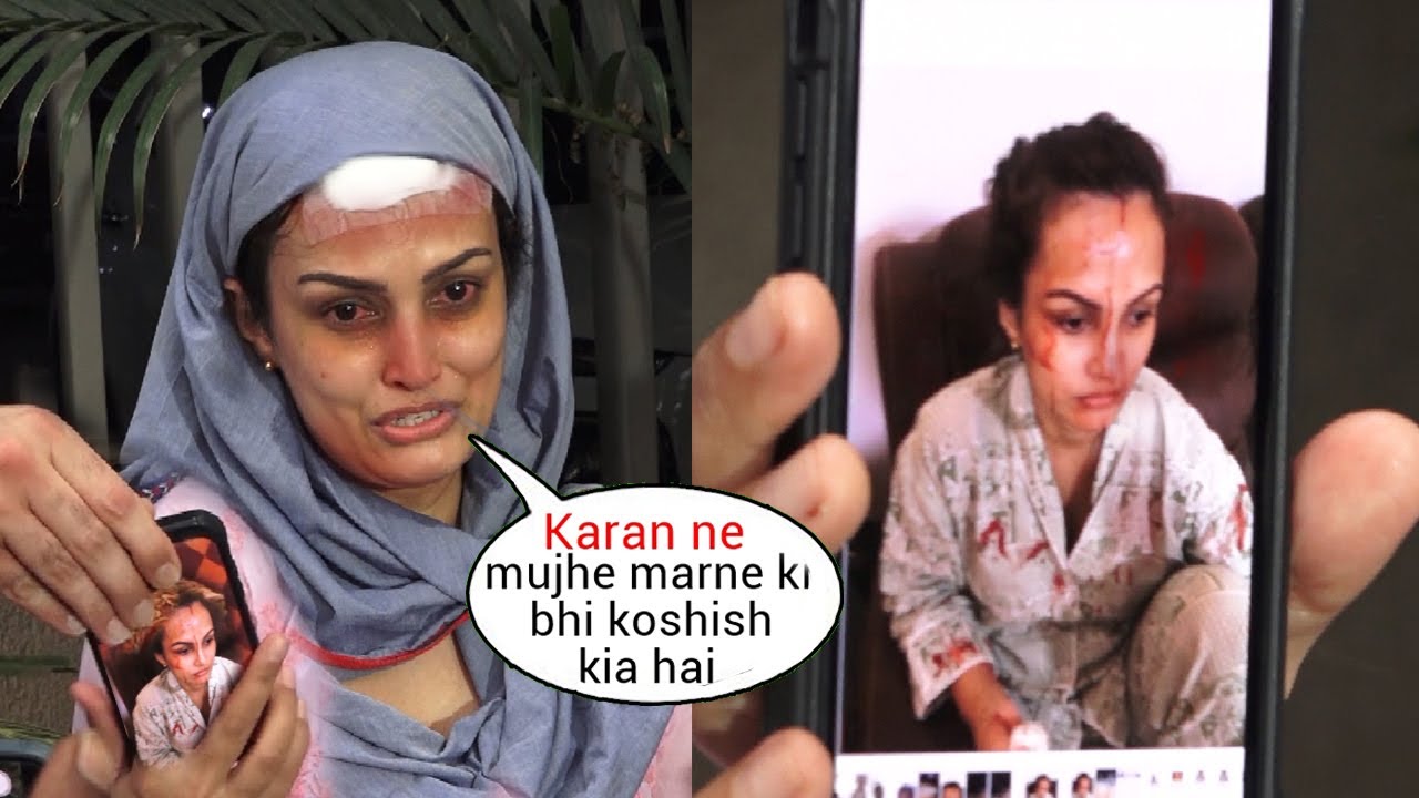 Nisha Rawal Crying and gave Shocking Proof of Karan Mehra's Domestic ...