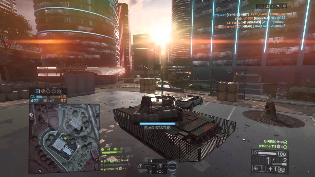 Battlefield 4 Tank Epic Moments #4 - YouTube