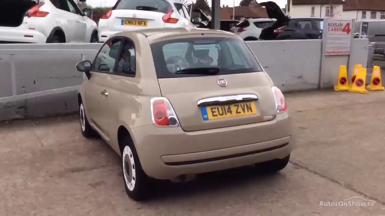 FIAT 500 COLOUR THERAPY BEIGE/BUFF 2014 - YouTube