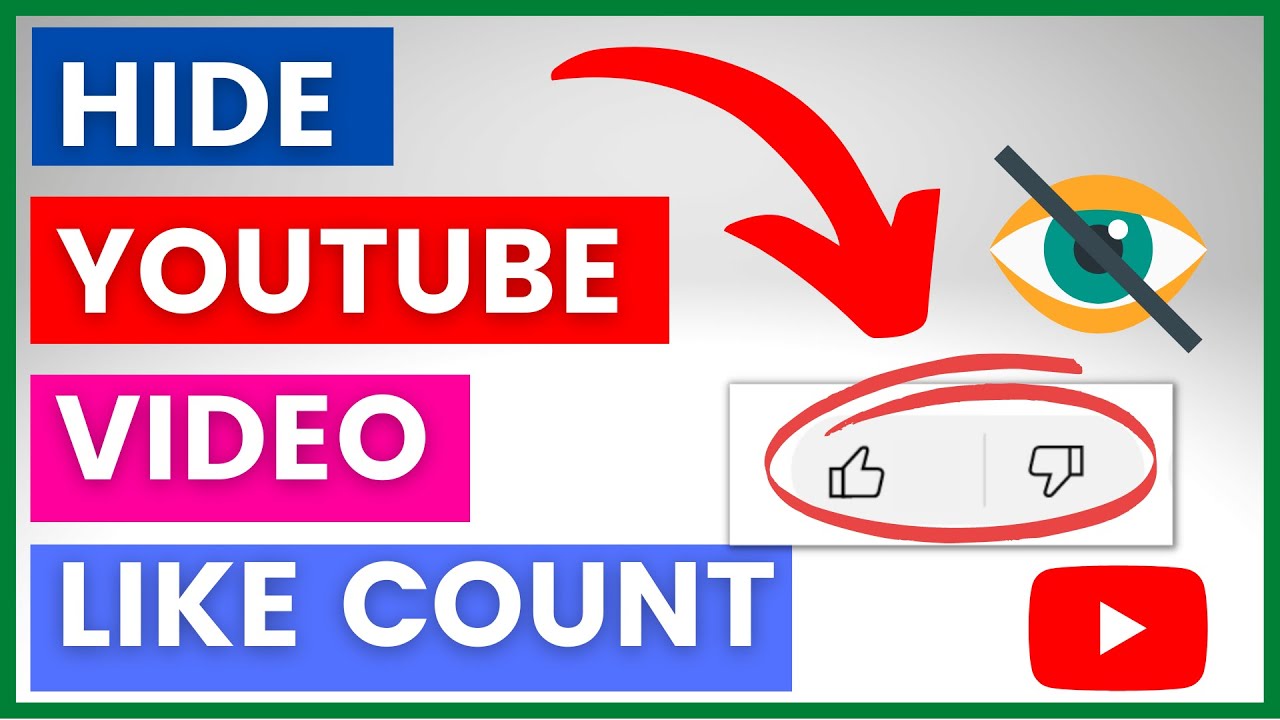 How To Turn Off The Like Count On All YouTube Videos? [in 2025] - YouTube