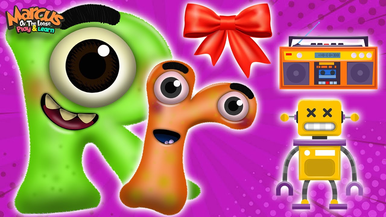 Monster Alphabet Letter R Sounds | Educational Video ...