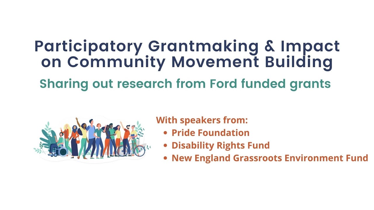 PGM & Impact on Community Movement Building - Sharing out from Ford ...