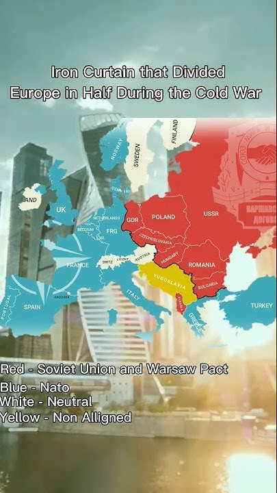 Iron Curtain Map in the Cold War - YouTube
