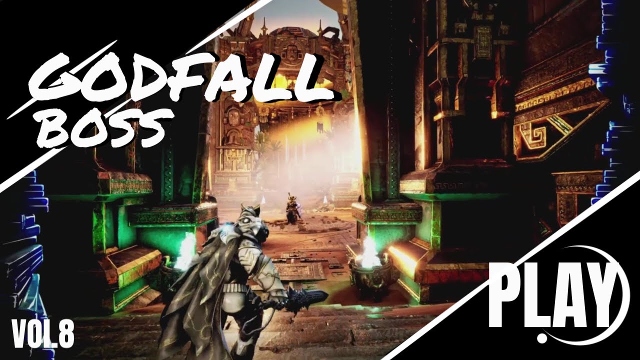 Battle Against The Mighty Godfall Boss - YouTube