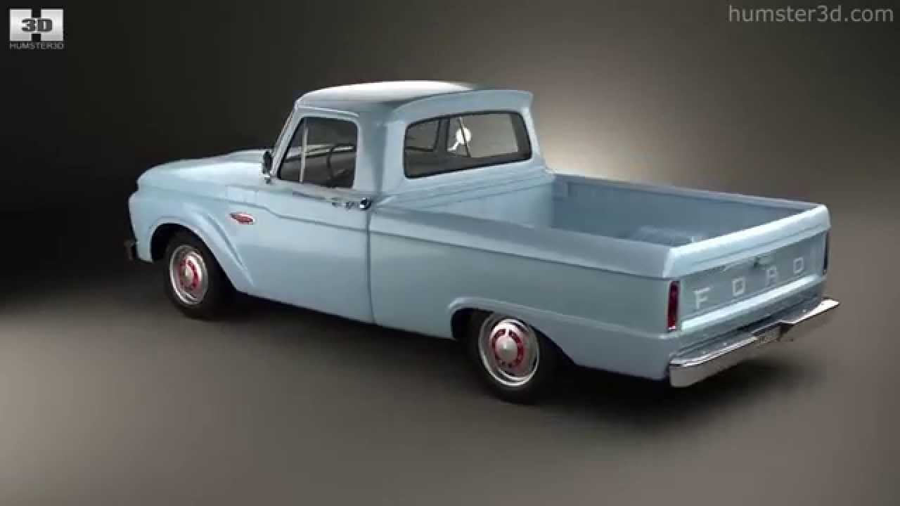 Ford F-100 1966 3D model by 3DModels.org - YouTube
