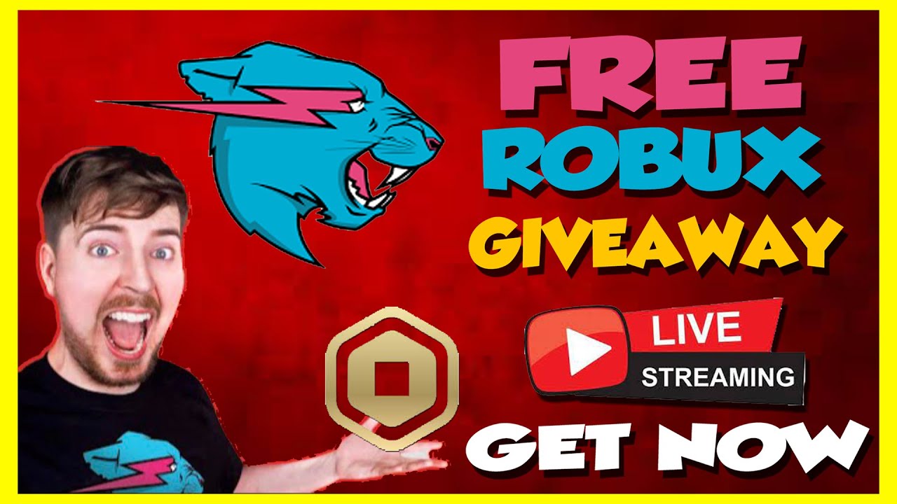 🔴 Giving 10,000 Robux to Every Viewer LIVE! (Roblox Robux Live) - YouTube