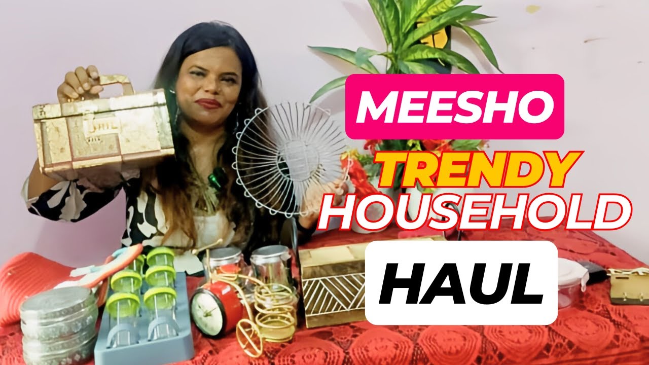Meesho Trendy Household Random Finds & Kitchen Haul Live Unboxing ...
