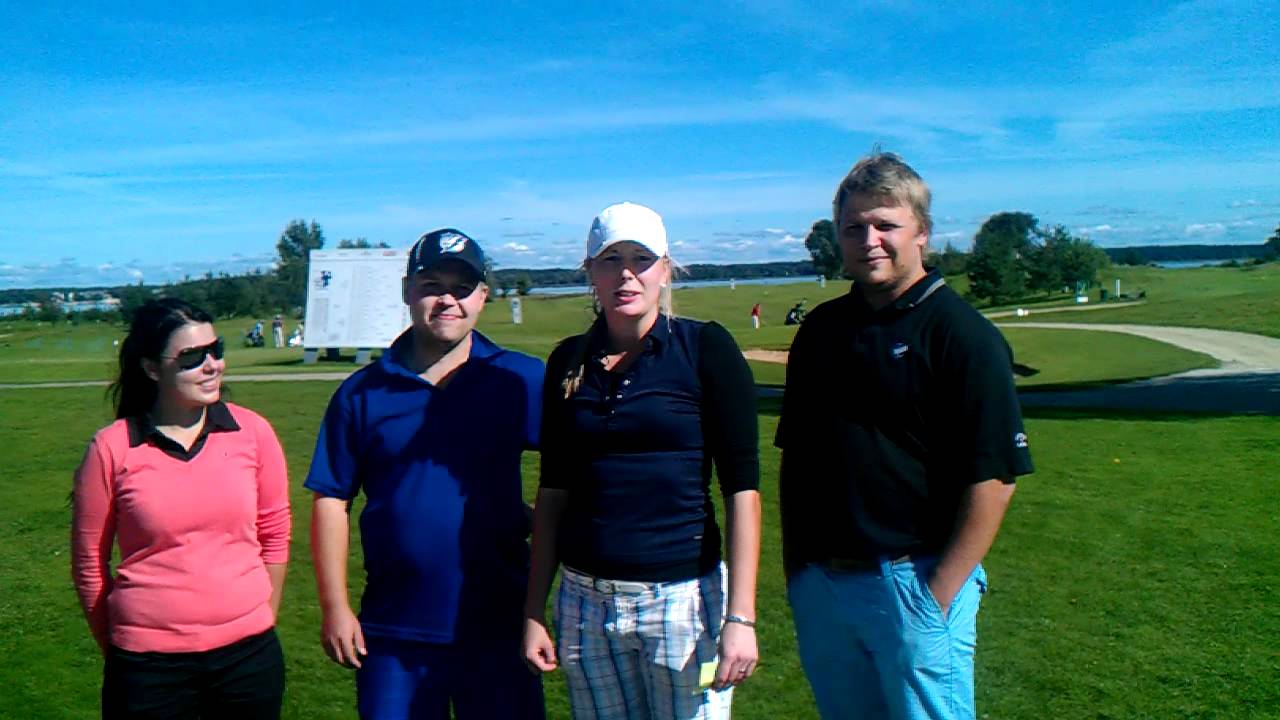 Golf in Riga ( Ozo Golf Club ), golfers from Finland - YouTube