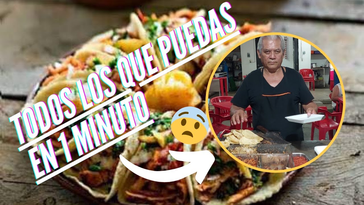 TODOS LOS TACOS QUE PUEDAS HACER EN UN MINUTO⏰️ TE LOS COMPRO😱 - Soy El ...
