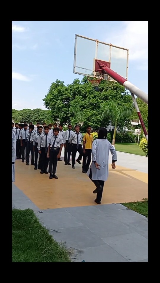Stand At Ease And Attention. Activity done by class 6th Students. # ...