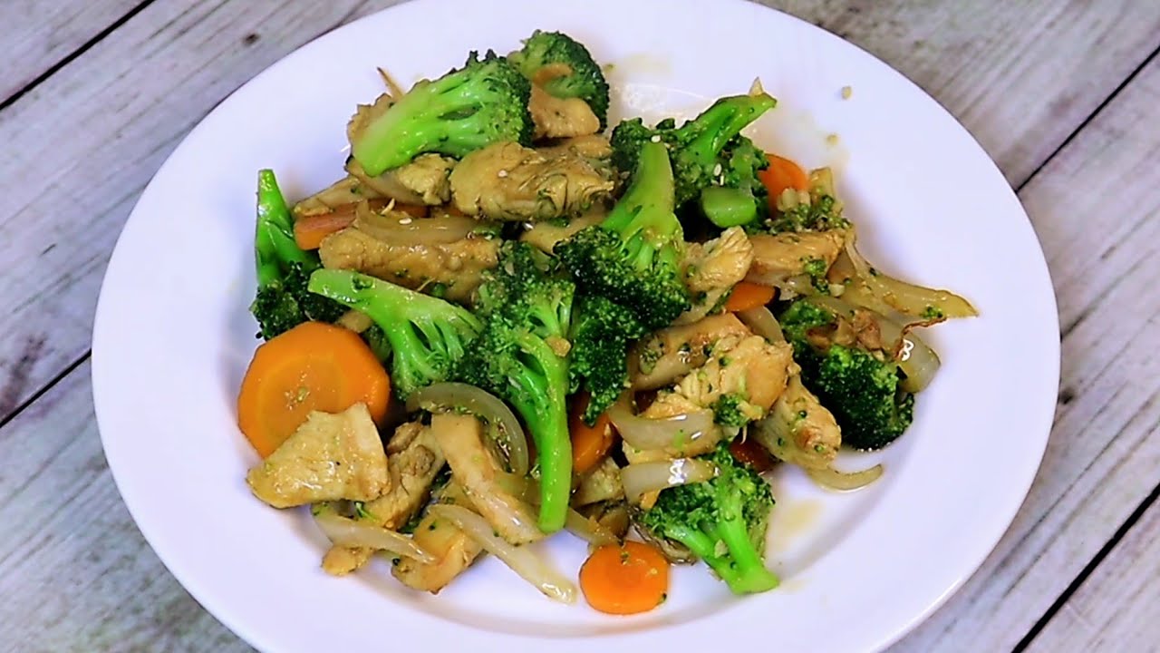Pollo con Brócoli Comida China Riquísima Recetas Sabrosas - YouTube