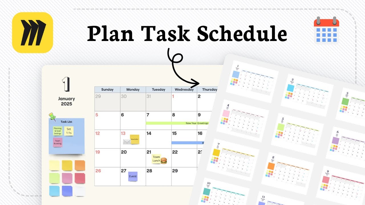 How to create a calendar in Miro (Team Schedule) - YouTube
