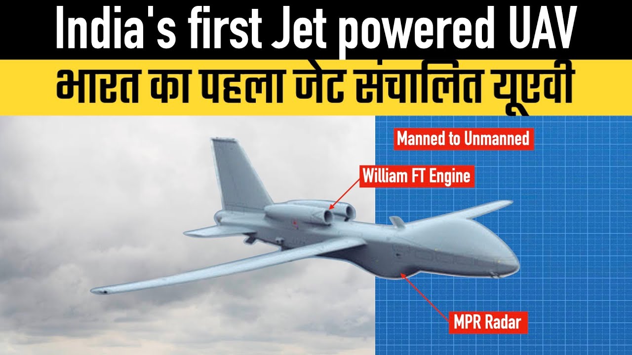 India's first Jet powered UAV from TATA - YouTube