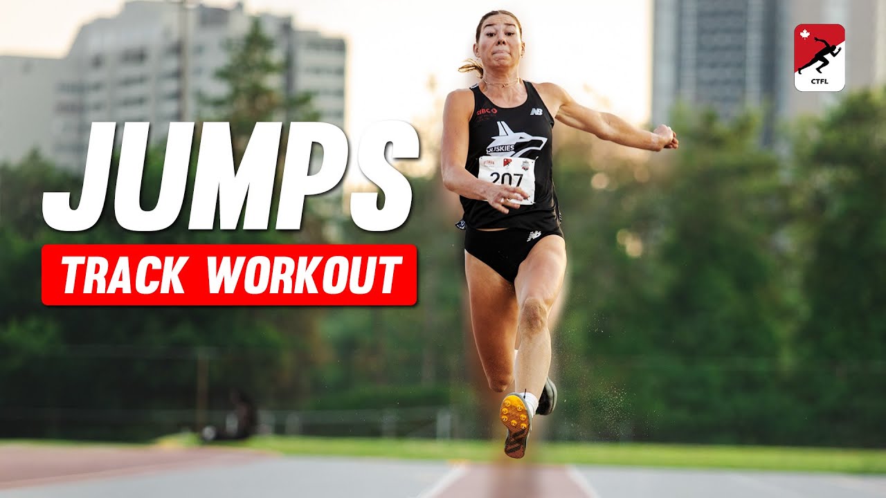 FULL Long Jump Training Session - Workout With Celia Markovinovic - YouTube