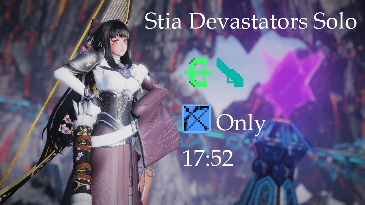 PSO2NGS: Stia Devastators Solo Pure Bow Solo (Br/Sl) (17:52) - YouTube