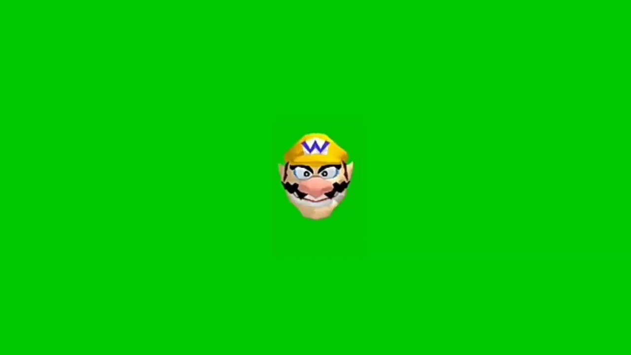 Wario Apparition - green screen for you videos - YouTube
