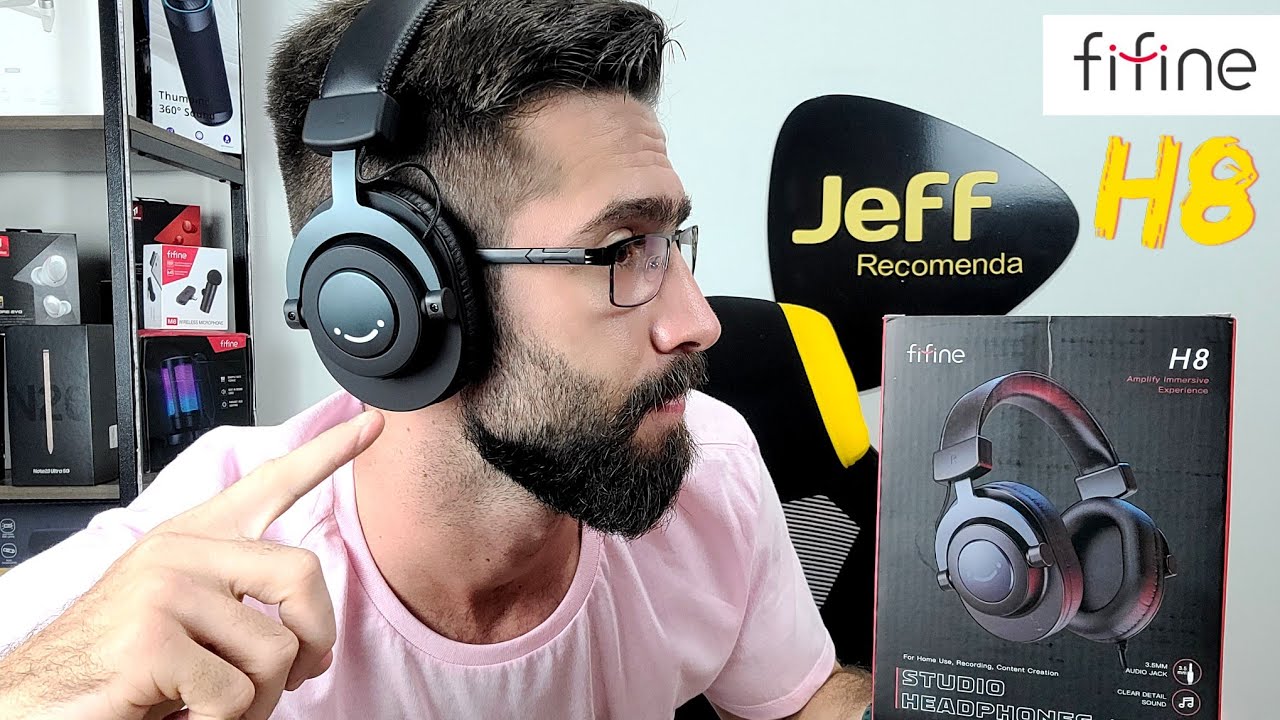 HEADPHONE FIFINE H8: Prático e CONFORTÁVEL! (Análise Completa) - YouTube
