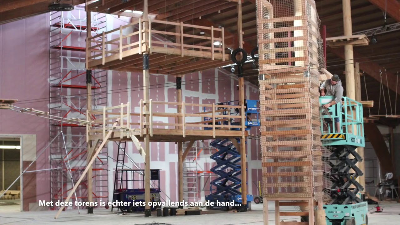 Bouw indoor klimpark Rotterdam, update 3 - YouTube