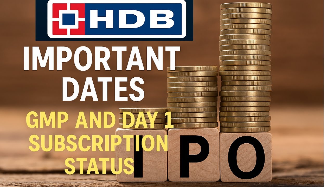 HDB Financial Services IPO | HDB Financial IPO Day 1 Subscription ...