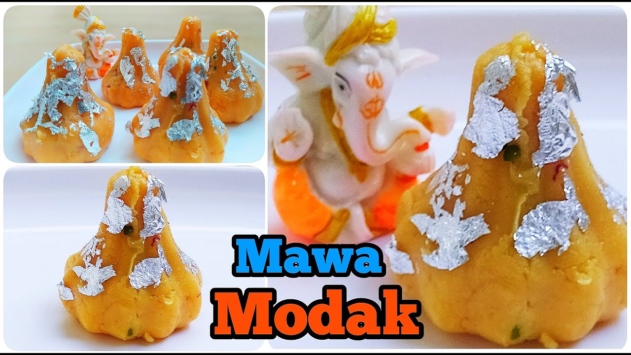 Modak | Instant Modak Recipe | Easy modak Recipe | Mawa Modak | Ganesh ...