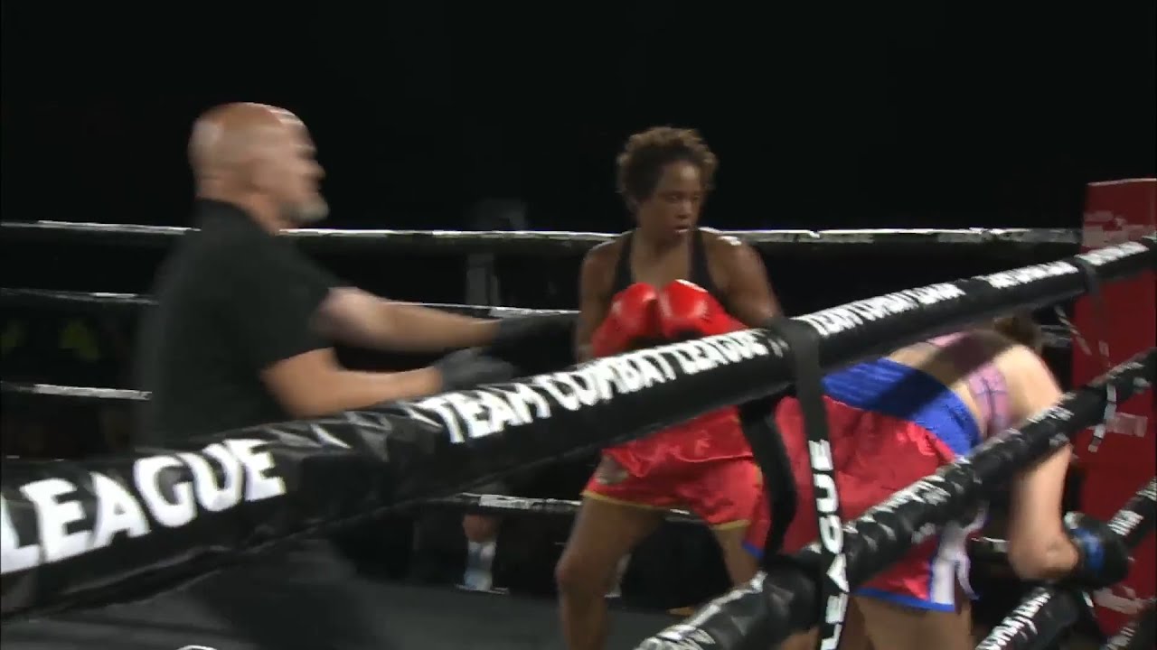 Ariel Davis with the punch that shifted the tide! - YouTube