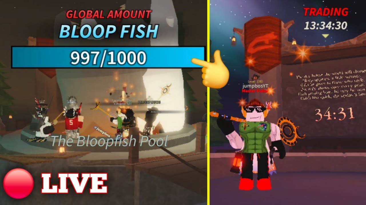 Live catching 4 of the new Apex Bloop Fish in Fisch Roblox! - YouTube