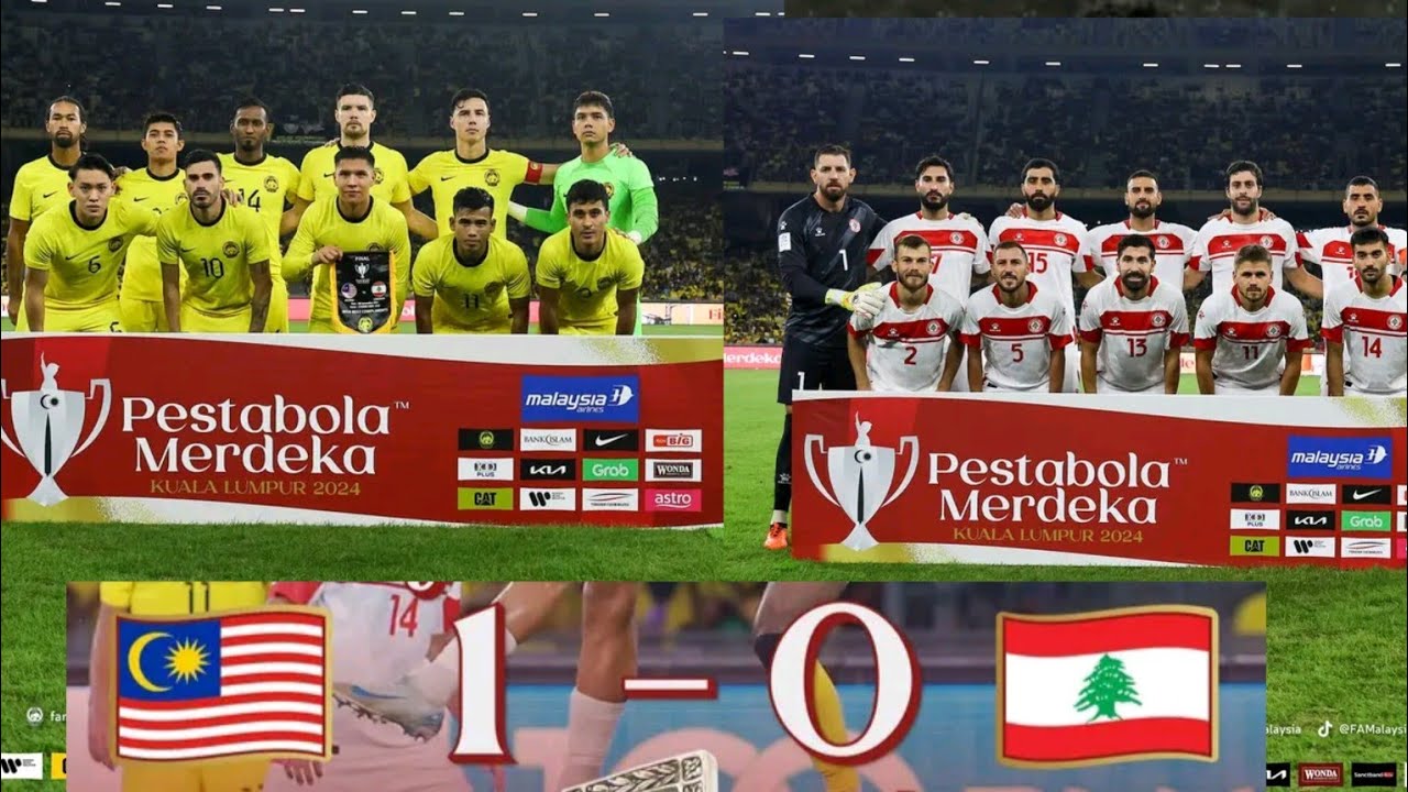 Highlight: Malaysia vs Lebanon 1-0, Hasil Final Piala Merdeka Cup 2024 ...