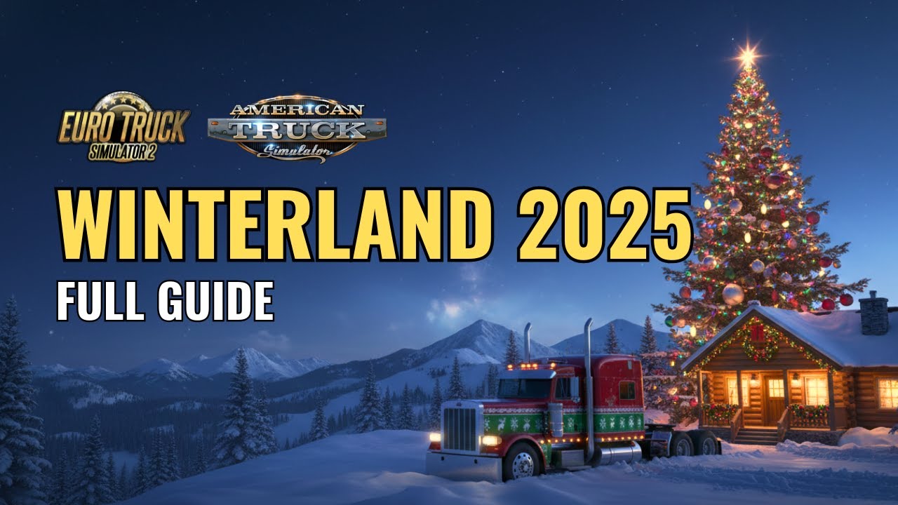 ETS2 & ATS Christmas Event 2025 GUIDE! 🎄Winterland Portal, Rewards ...