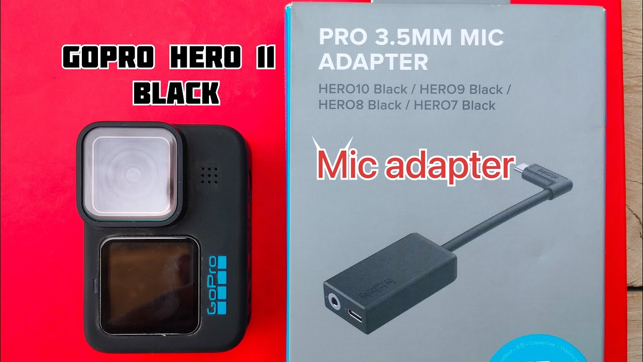 Finally we got mic adapter for Gopro here 11 black || gopro 3.5 mm mic ...