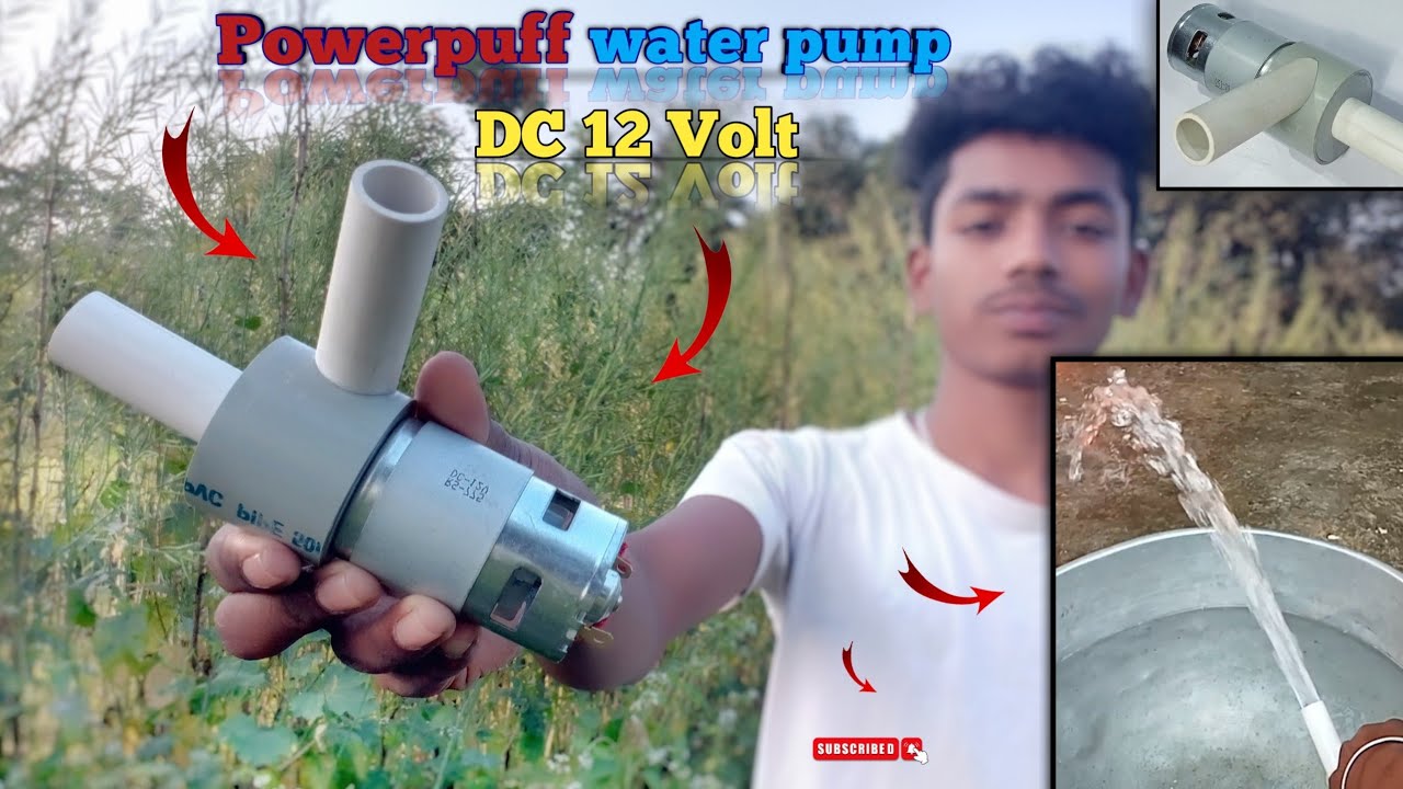 How To Make Water Pump At Home||Using 775 DC Motor||Homemade Water Pump ...