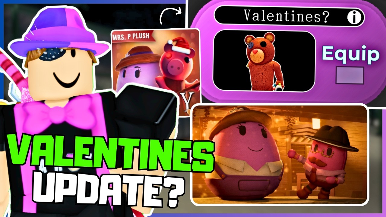 NEW VALENTINES UPDATE IN PIGGY..? + NEW SKIN QUEST INFO + NEXT UPDATE ...