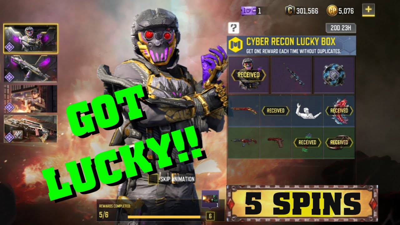 *NEW* CYBER RECON LUCKY BOX! With Sentinel Recon Hollow Horde - 5 SPINS ...