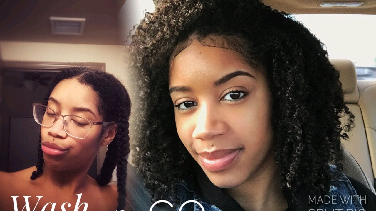 My Wash-n-Go Routine - YouTube