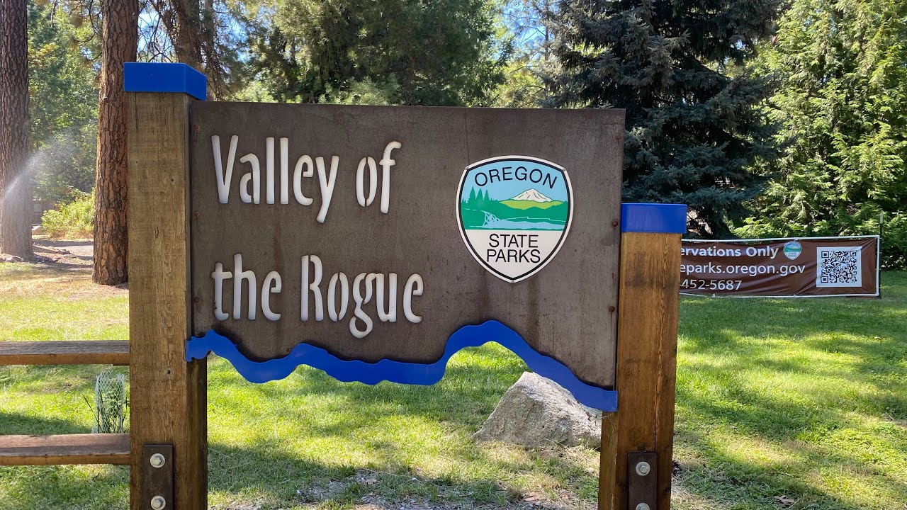 Oregon State Park Valley Of The Rogue Campground - YouTube