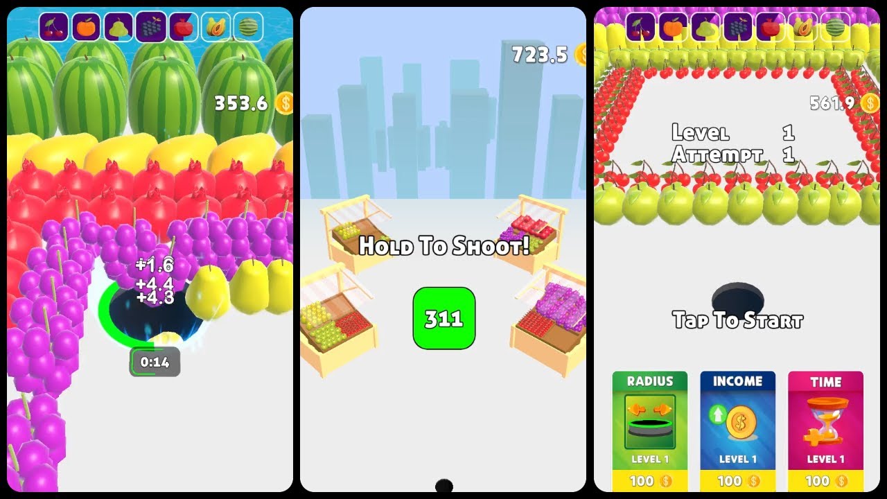 Holey Build Game Gameplay Android Mobile - YouTube