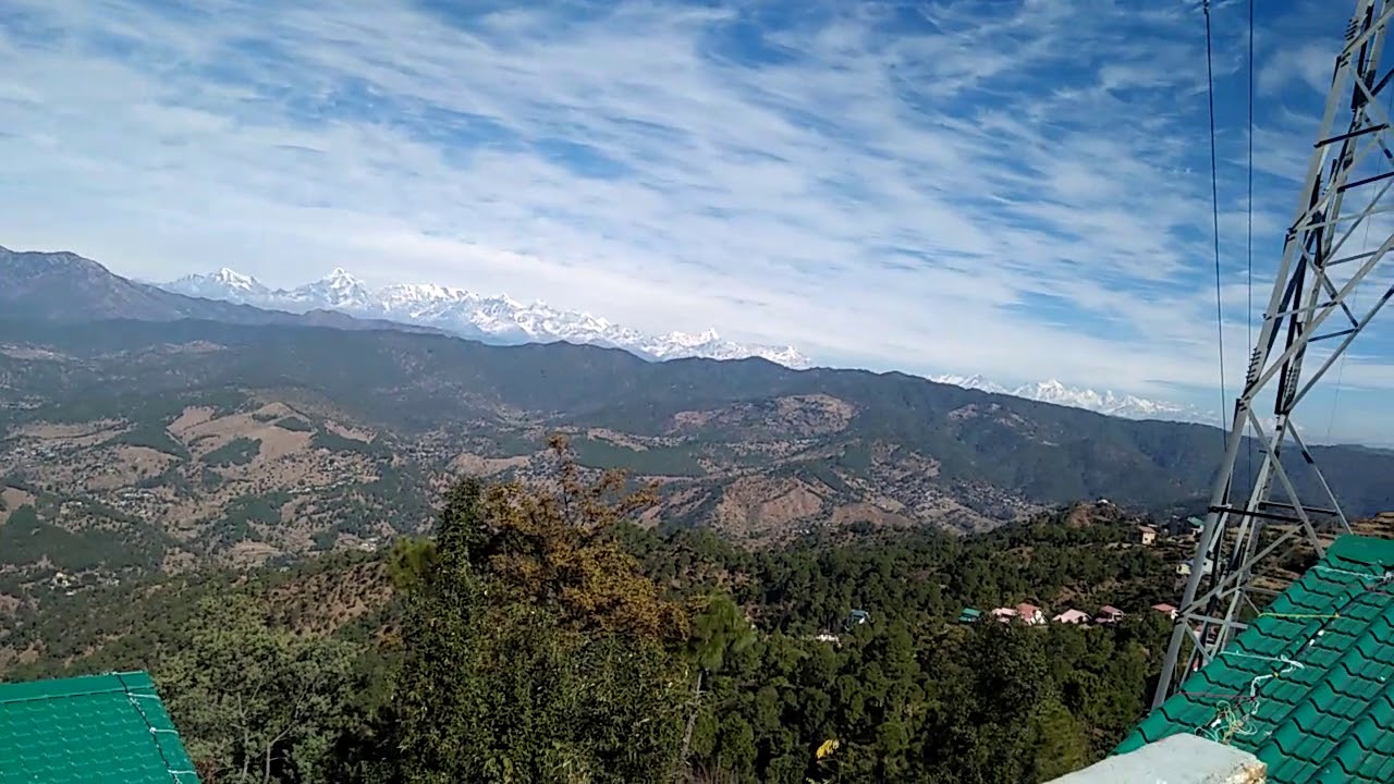 Himalaya view Ranikhet UK - YouTube