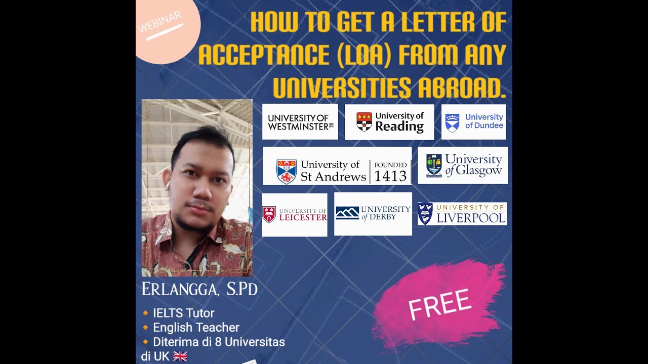 How to Get a Letter of Acceptance (LoA) from any Universities abroad ...
