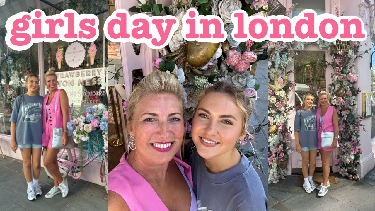 GIRLS DAY OUT IN LONDON VLOG! exhibition, shopping and food!! - YouTube